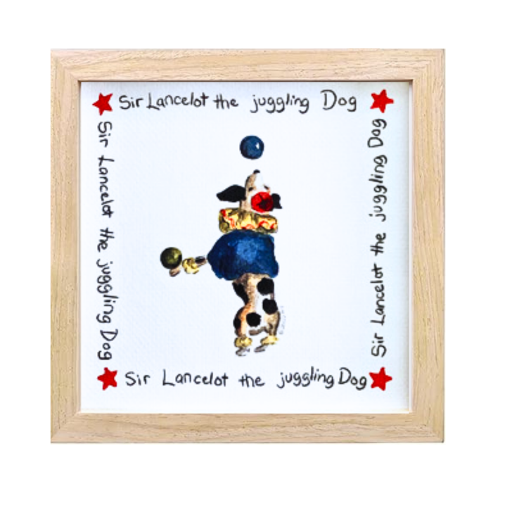 Circus: Dog Juggling – Art For Kids